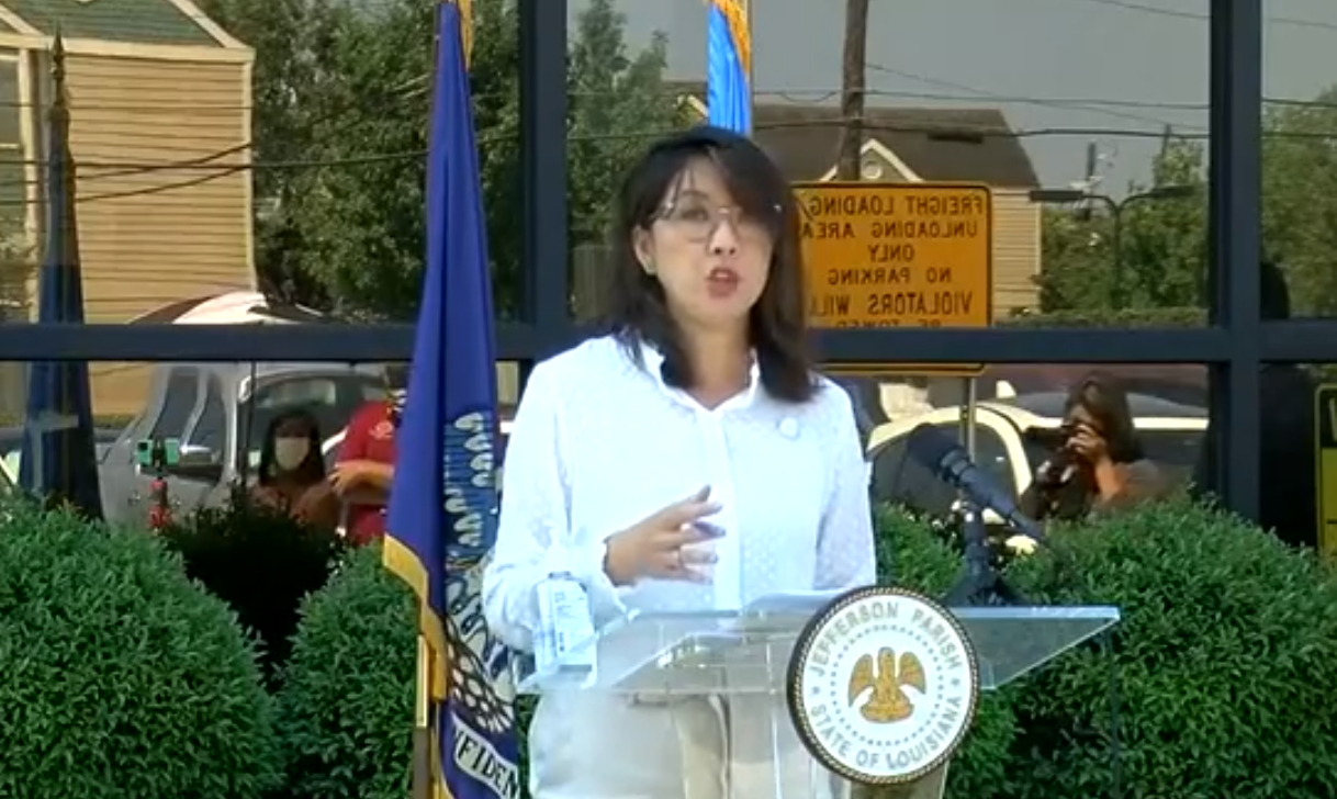 Presidente de la Parroquia de Jefferson responde a reunión de la Junta Directiva Escolar del ...